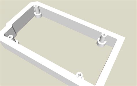 Arduino Due Mounting Template For D Printing Sketchup Model Due Arduino Forum