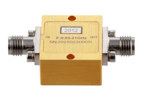 High Power Limiter Sma 10w Peak Power 18 Dbm Flat Leakage 50 Mhz To 21 Ghz
