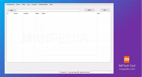 cara menggunakan miflash tool pada ponsel xiaomi unlock bootloader dan