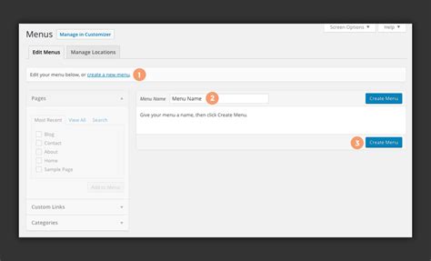 The Complete Guide To WordPress Menus Amanda Schoedel Creative