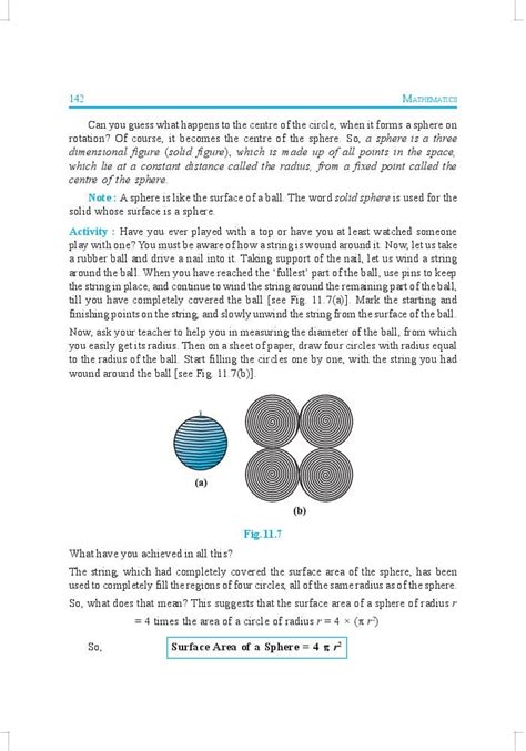Ncert Book Class 9 Maths Chapter 11 Surface Area And Volume Pdf Aglasem