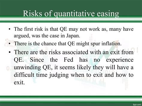 The Quantitative Easing Ppt