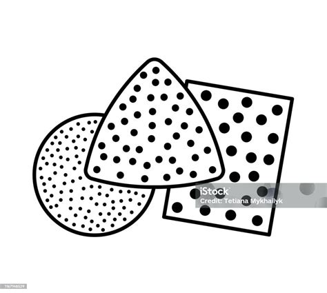 사포 선 아이콘입니다 연마 용지를 연마하는 흑백 그림 글라스 페이퍼 시트 그릿 텍스처가 있는 디스크 및 삼각형 패드 사포에 대한