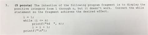 solved the intention of the following program fragment is to