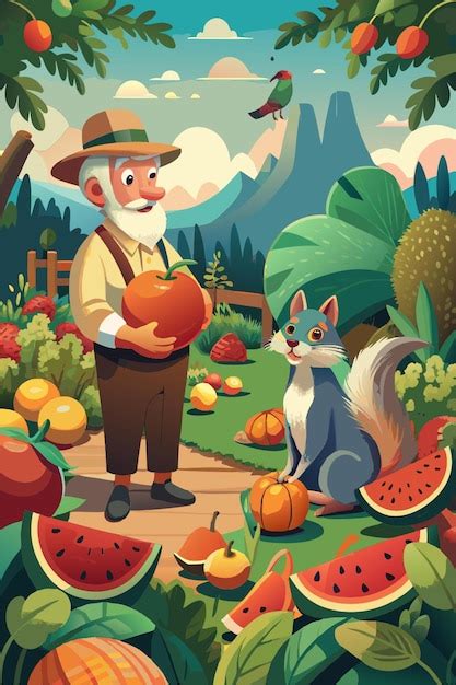 An Anthropomorphic Squirrel Every Squirrel Has An Old Man A Man And A