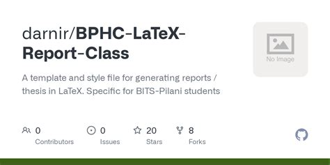 Github Darnirbphc Latex Report Class A Template And Style File For Generating Reports