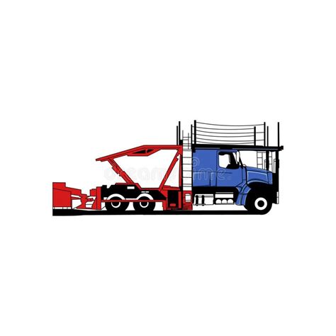 Truck Transportation Vector Illustration Design Template Logotype