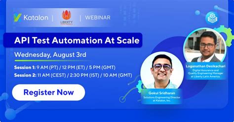 Webinar API Test Automation At Scale Events Activities Katalon Community