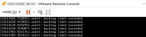 linux报错：audit backlog limit exceeded（审计：超出积压限制） 张不留行 博客园