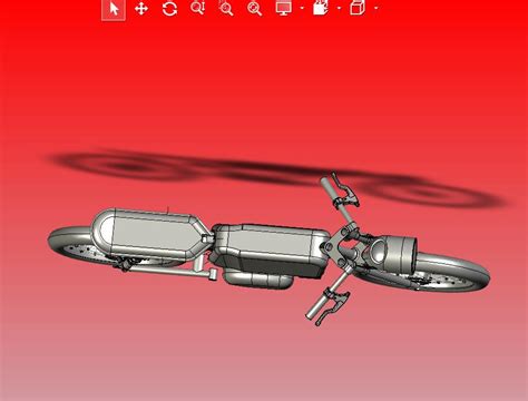 复古摩托美式哈雷太子狒狒机车 Step 模型图纸下载 懒石网