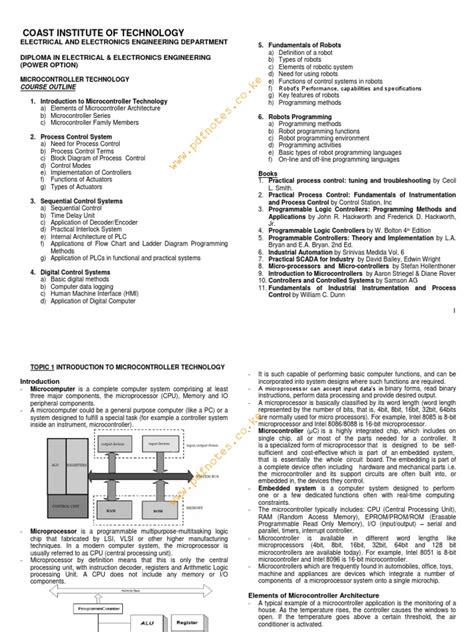 Microcontroller Notes Po18zf Pdf