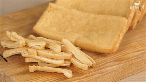 초밥용 유부를 직접 조리기