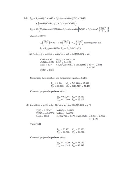 Eee543 Hw4 Soln Solutions To Homework Problems Usually From The End Of Chapter Of Balaniss