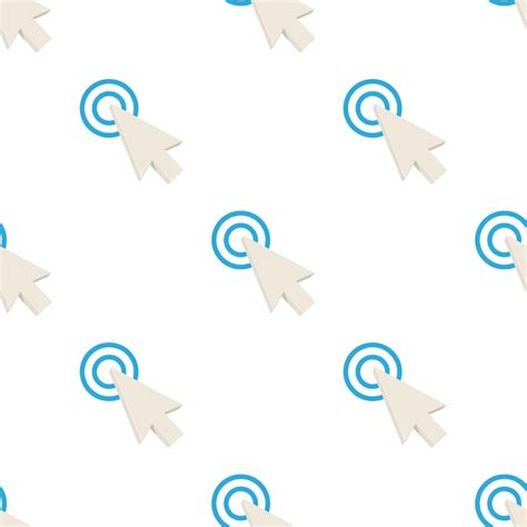 premium vector screen pointer pattern seamless background texture