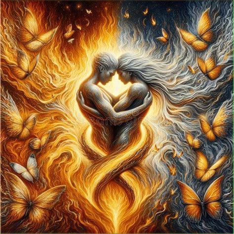 Twin Flame Couple Soulmates The Concept Of Magical Esoteric Tantric