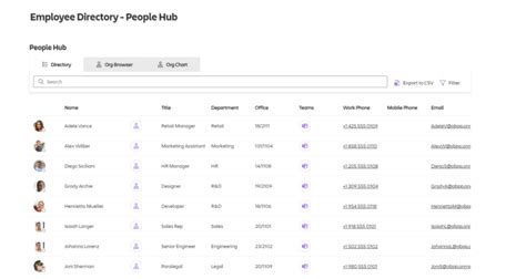 How to Create an Employee Directory in SharePoint Online (with Examples) - Sprocket 365