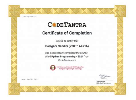 Nandini P On Linkedin Python Codetantra Codingjourney Keeplearning