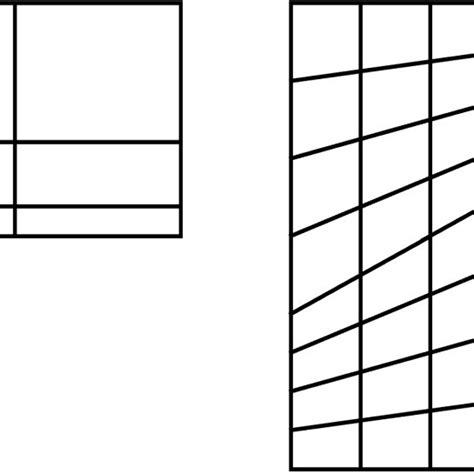 Some Meshes Used In Numerical Experiments Left An Initial Graded Mesh