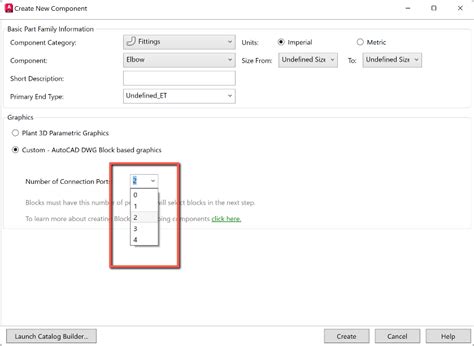 Is It Possible To Create Components With More Than 4 Ports For An Autocad Plant 3d Catalog
