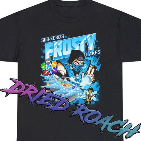 Mortal Kombat Sub Zero Frosted Flakes Cereal Funny Shirt Unisex