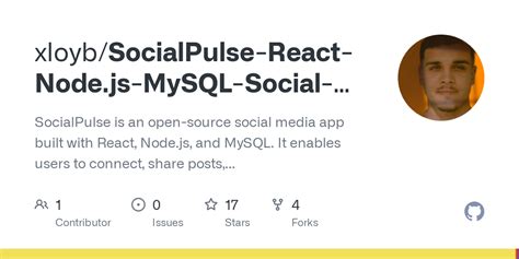 github xloyb socialpulse react node js mysql social media app full