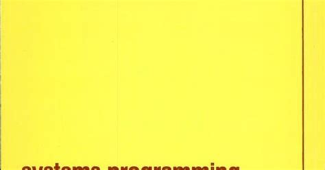 System Programming By Donovan ~ Rand Mate
