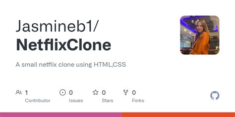 Github Jasmineb1netflixclone A Small Netflix Clone Using Htmlcss