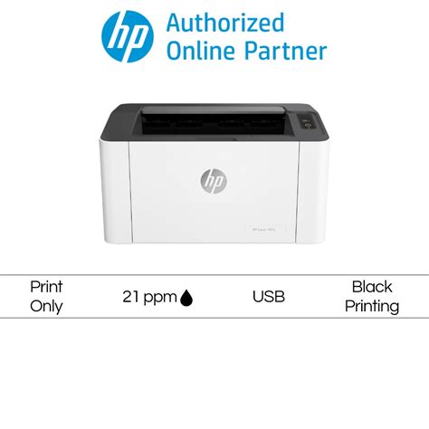 Hp Laserjet 107a Single Function Mono Printer Shopee Malaysia