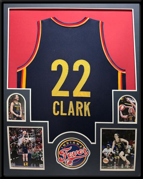 Caitlin Clark Custom Framed Jersey Display Pristine Auction