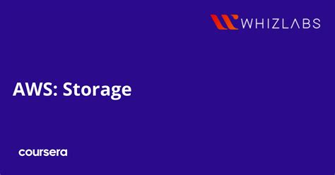 Aws Storage Coursera