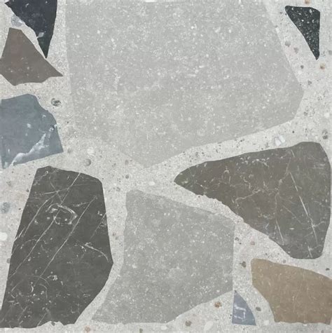 Mixed Cold Crazy Paving Stone Look Matt Spanish Porcelain Tile 3964