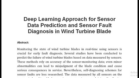 Deep Learning Approach For Sensor Data Prediction And Sensor Fault Diagnosis In Wind Turbine