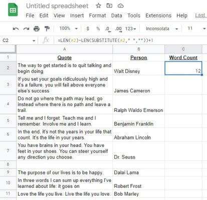 How To Check The Word Count In Google Sheets Make Tech Easier