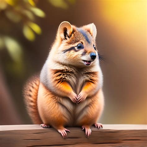 Premium Ai Image Adorable Quokka Portrait Cute Australian Wildlife