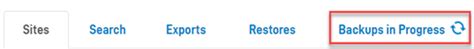Restoring Or Exporting Data