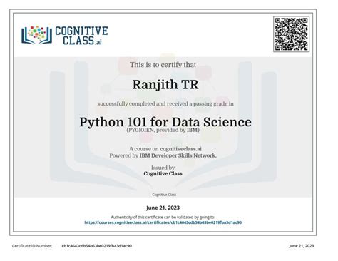 Ranjith Ramesh T On Linkedin Datascience Cognitiveclass