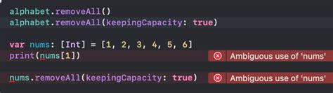Swift Error Ambiguous Use Of 변수명