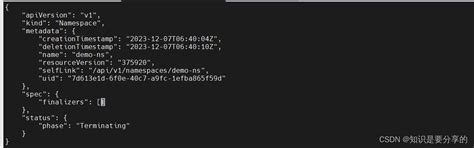 K8s 删除命令空间时 一直卡住怎么办？kubectl Delete Ns 删不掉 Csdn博客