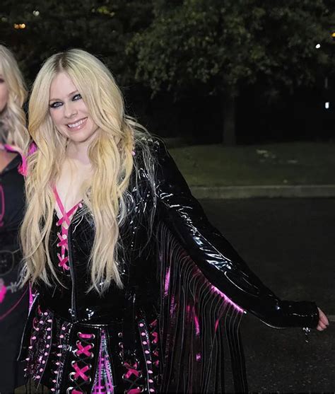 Avril Lavigne Fringe Leather Jacket Leatherstylo