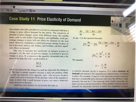 Solved III Points Read Case Study Price Elasticity Chegg