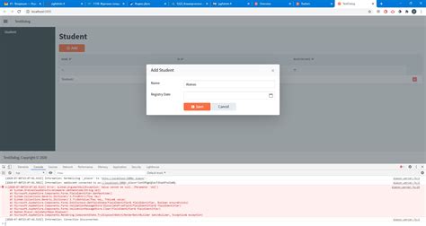 requiredvalidator dialog form bug blazor server radzen