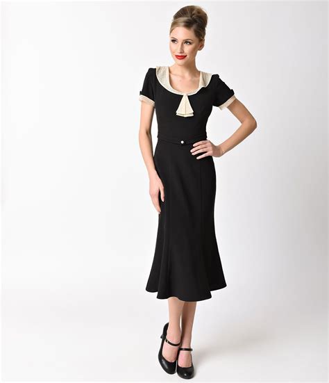 1930s Dresses | 30s Art Deco Dress | 1930s fashion dresses, Fashion ...