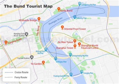 The Bund Shanghai Wai Tan Map Things To Do And Light Show