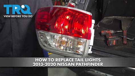 How to Replace Tail Lights 2013-2020 Nissan Pathfinder - YouTube
