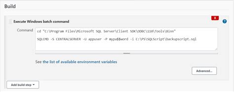 Scheduling Sql Scripts Using Jenkins Sqlservercentral