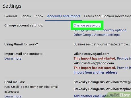 How To Change Your Email Password Gmail Yahoo Outlook