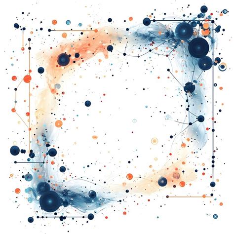 Flat AI Driven Quantum Computing Frame Concept As A Minimalistic Border Frame With Quantum