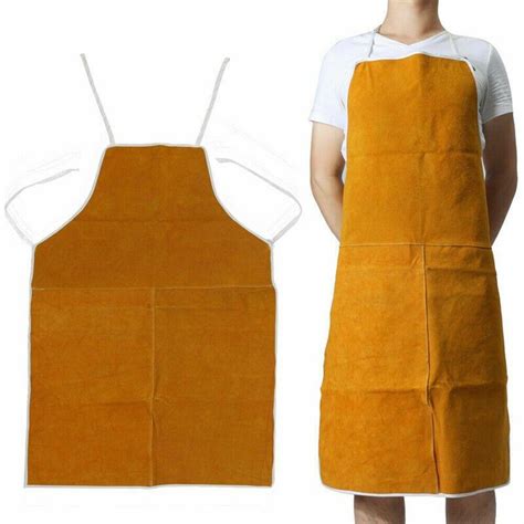 Leather Welders Apron Glaziers Carpenters Blacksmith Hot Work Welding