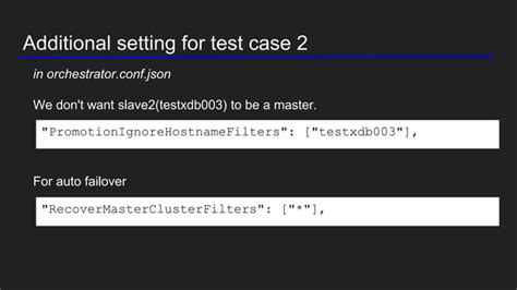My Sql Failover Test Using Orchestrator Pptx Databases Computer