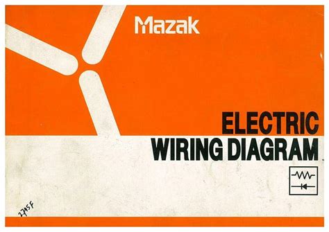 Mazak Electrical Diagrams Manual For Mazak Machine Turning C
